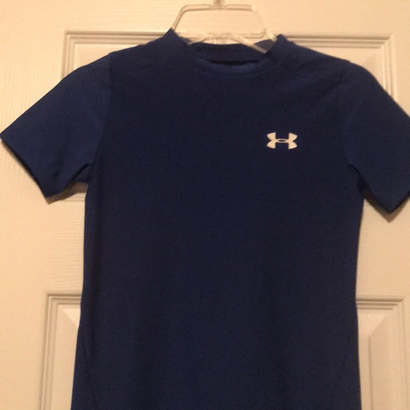 Under Armour | Shirts & Tops | Royal Blue Under Armour Heat Gear Sports ...
